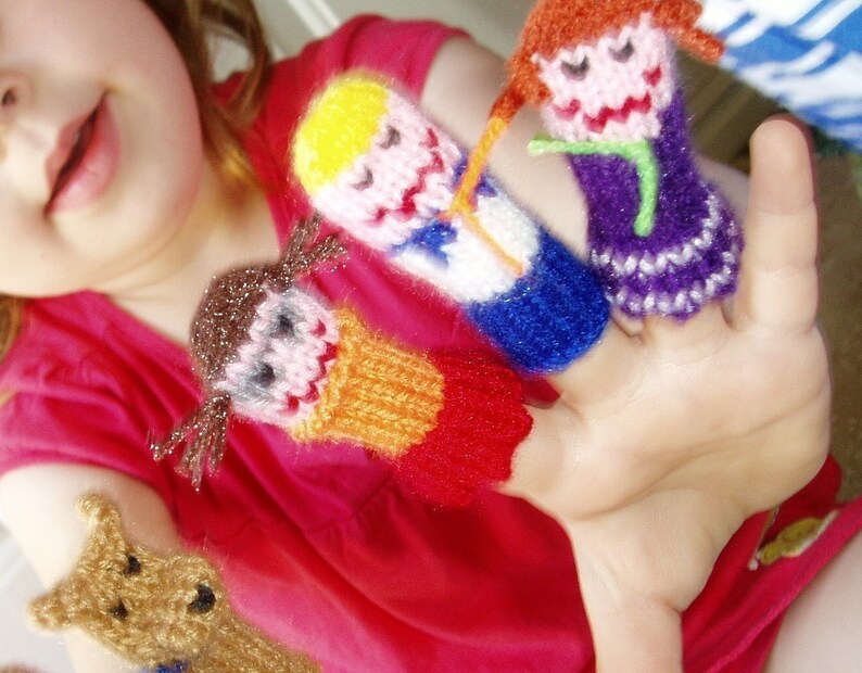 Mystery Dog and His Gang Finger Puppet Set - Etsy