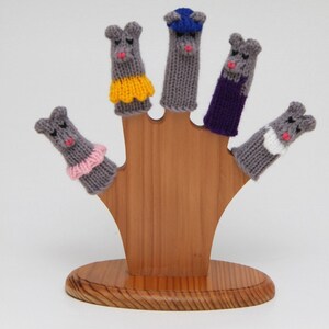 Mouse Family Finger Puppet Set (includes Dad Mouse, Mom Mouse, Brother ...