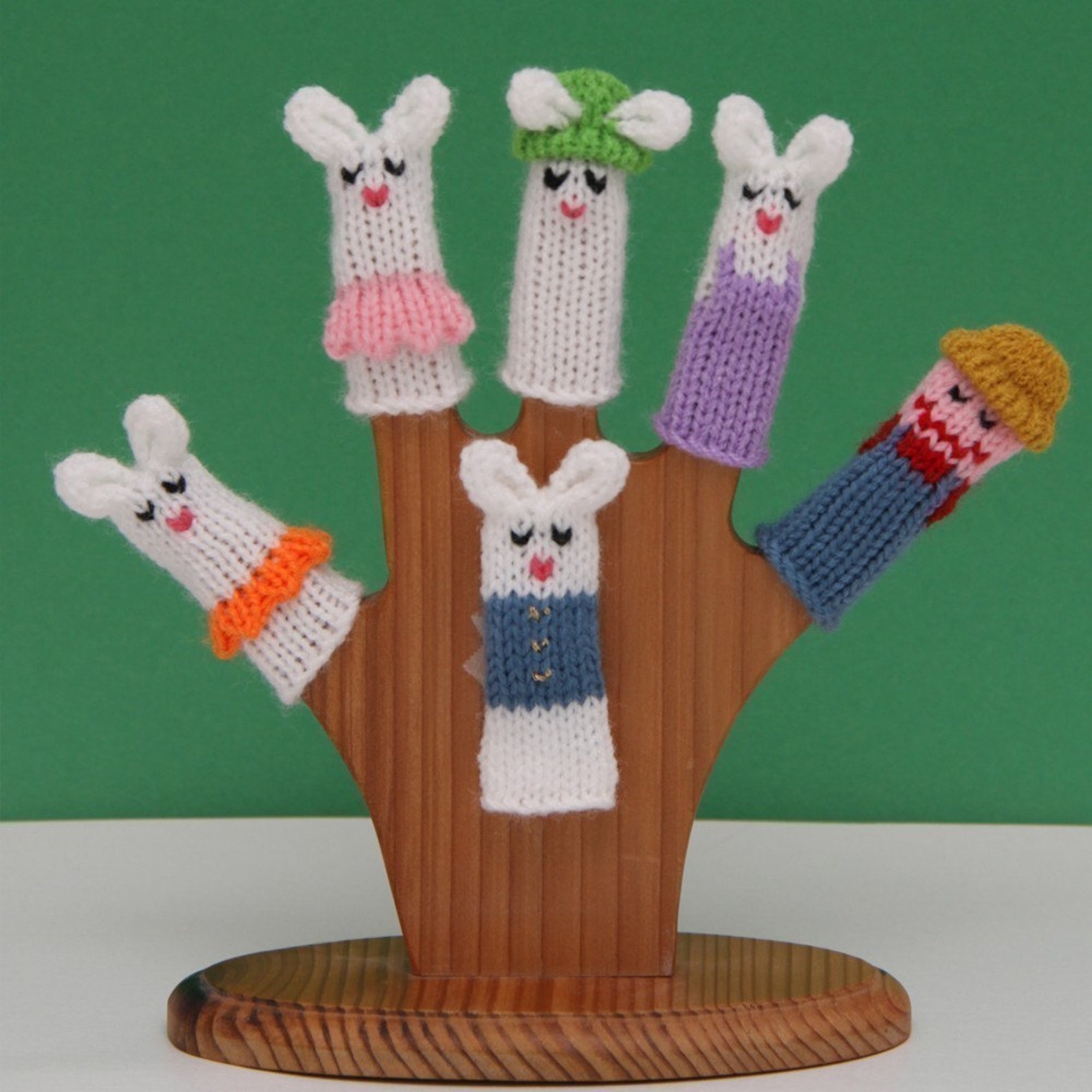Peter Rabbit Finger Puppet Set (includes Peter Rabbit, Flopsy, Mopsy ...