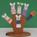 Peter Rabbit Finger Puppet Set includes Peter Rabbit, Flopsy, Mopsy ...