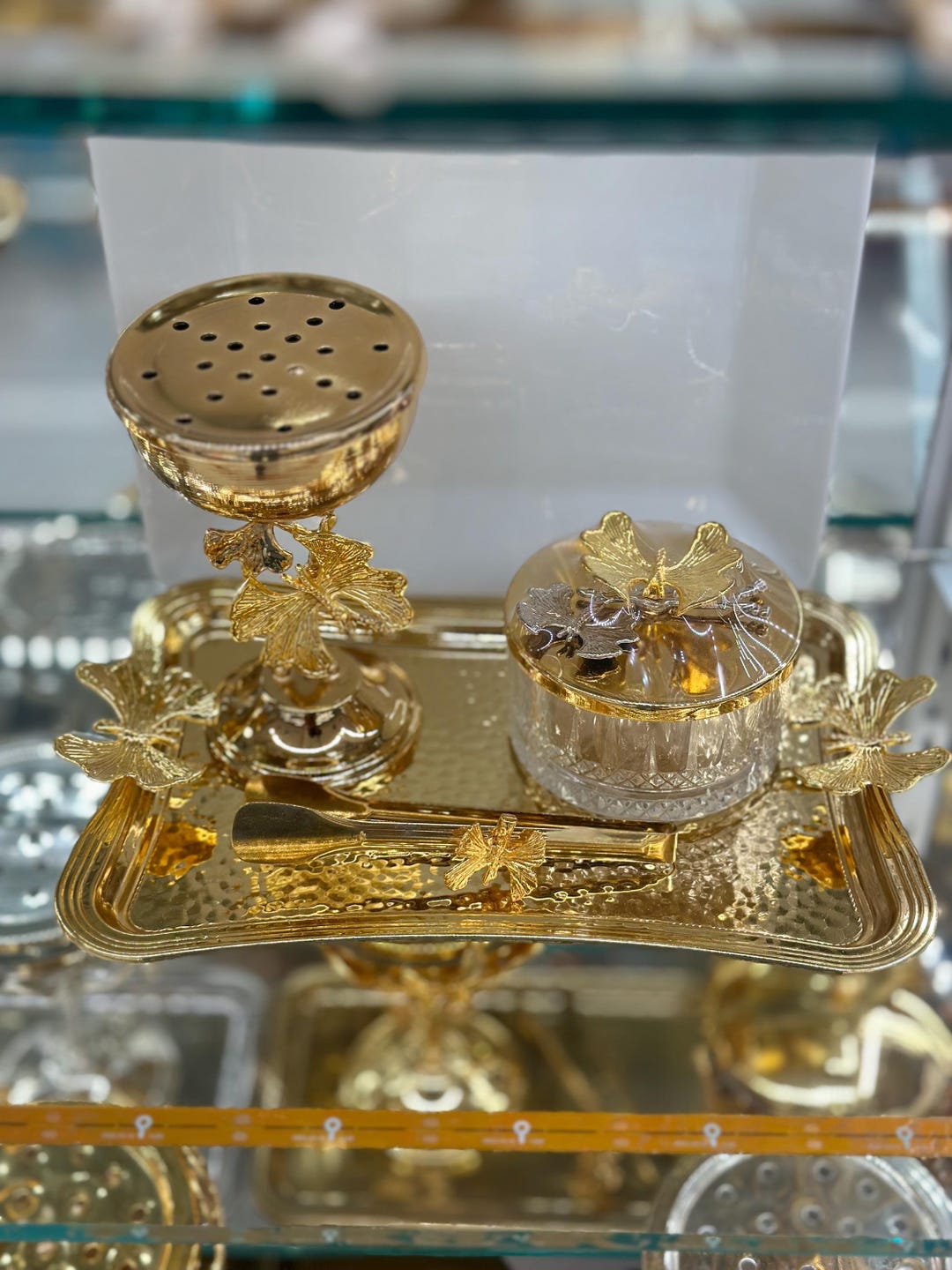 Incense Burner Bakhoor Set Luxury Butterfly - Etsy