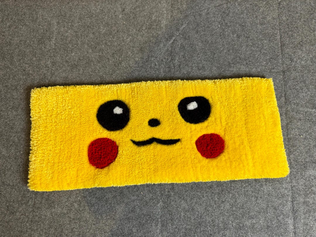 Tufted Pikachu Keyboard Rug - Etsy