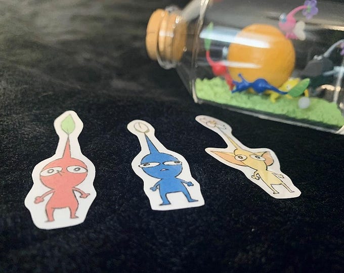 Pikmin Stickers - Etsy