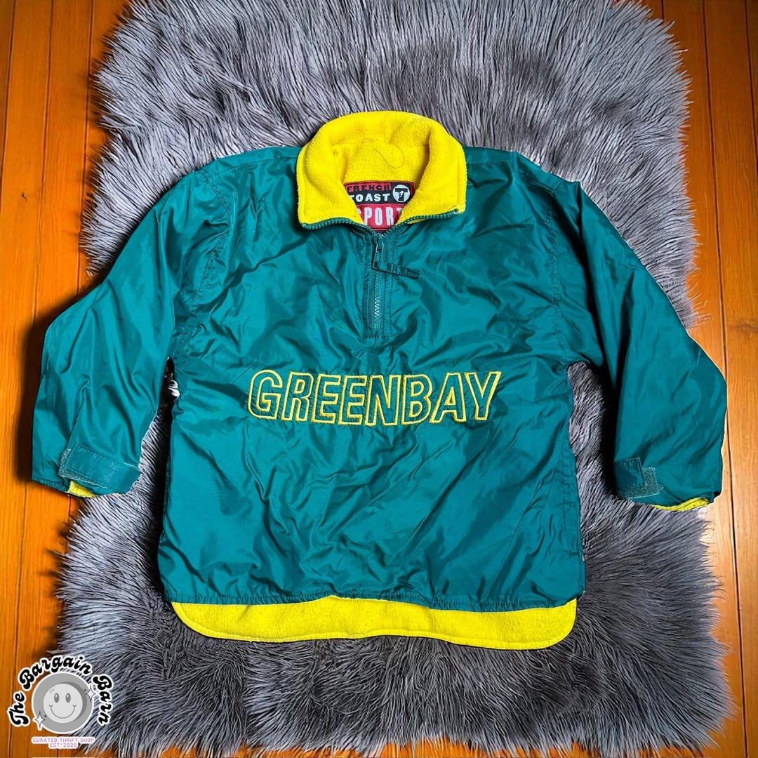 Rare Vintage 90s French Toast Greenbay Kids Windbreaker Jacket Youth ...