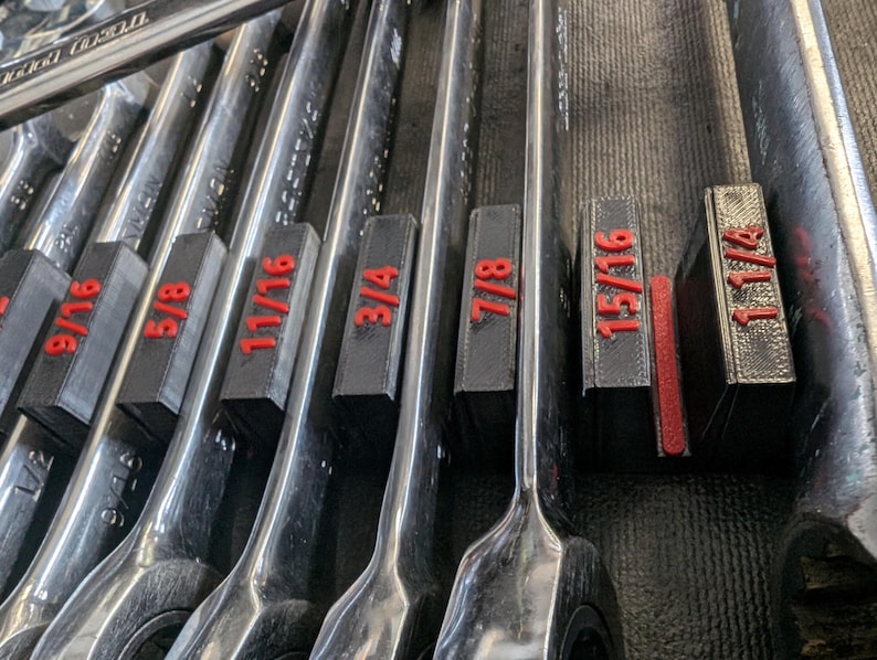 Individual Wrench Organizer Holder- Modular/ Magnetic / Missing Tool ...