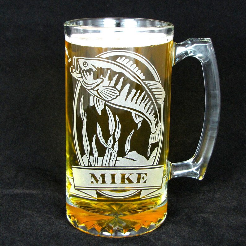 Personalized Catfish Beer Mug Engraved Gifts for Men | Etsy