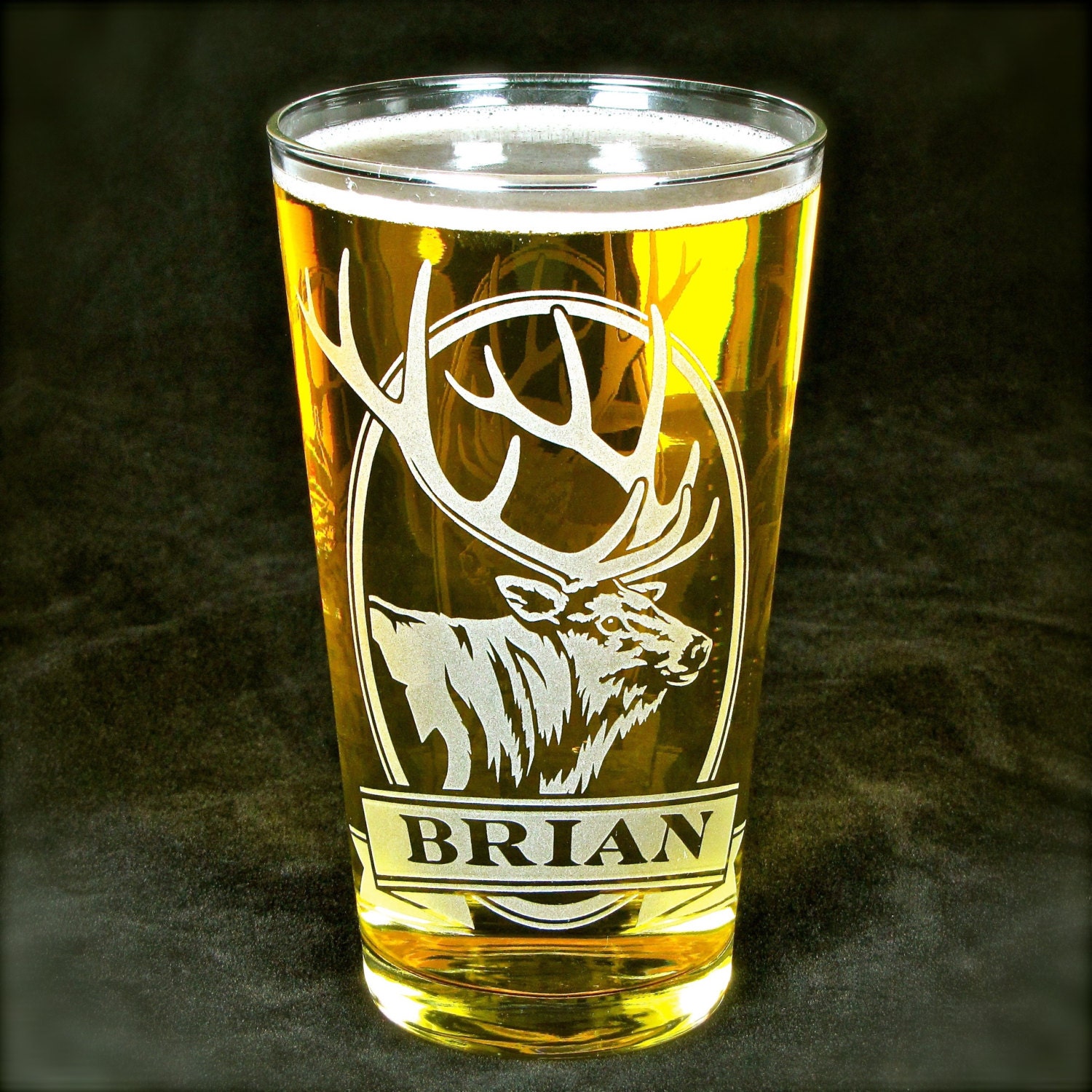 1 Personalized Wild Turkey Beer Glass Gift for Men Etched - Etsy