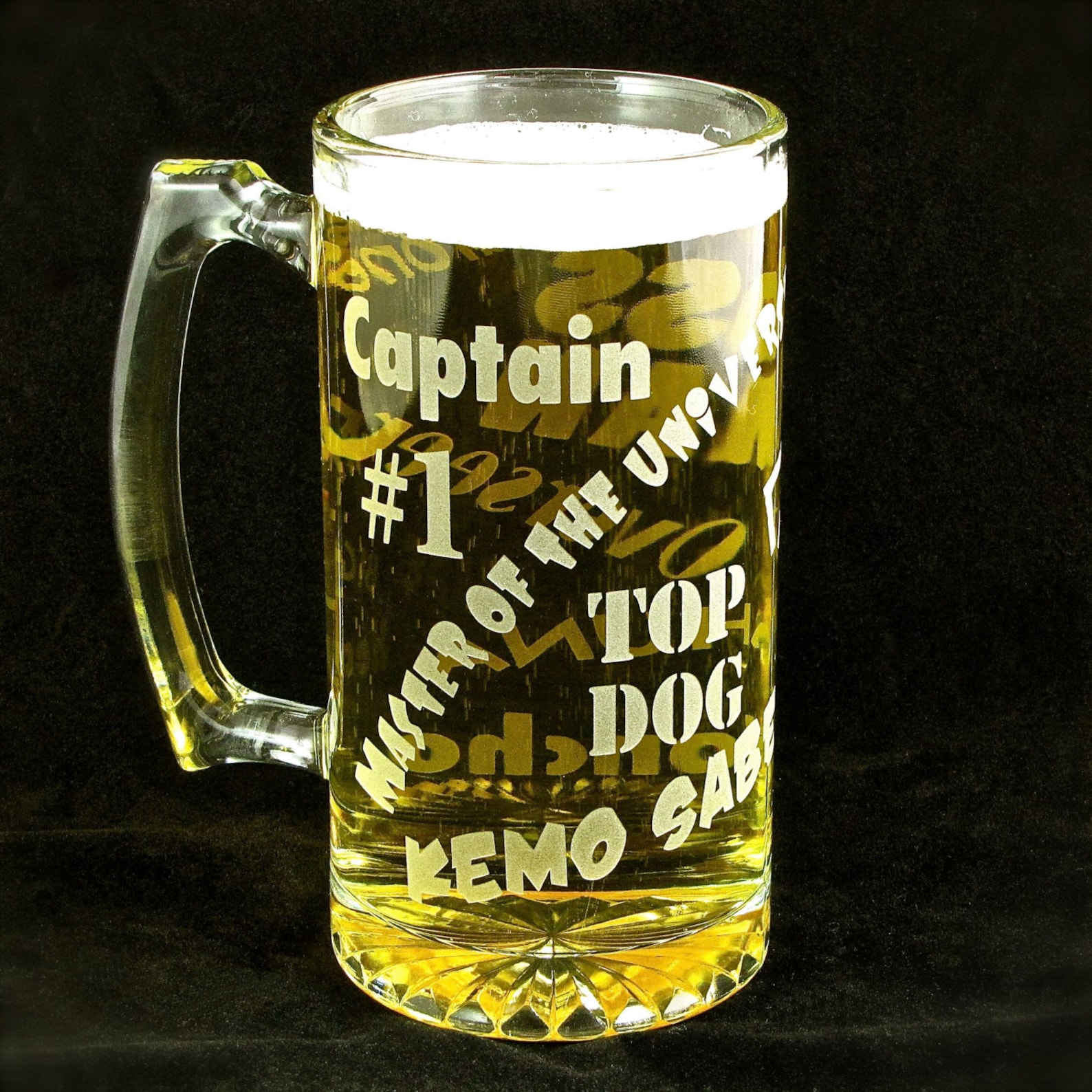 Boss Man Beer Mug Present for Boss, Husband, Dad, Unique Gift for Guys ...