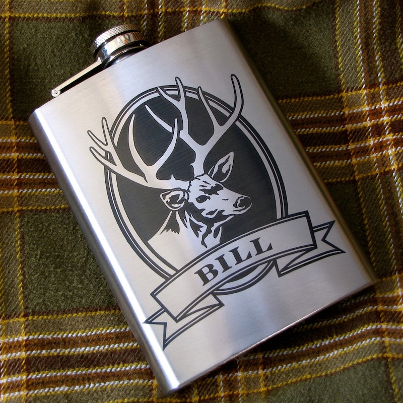 Hunting Flask - Etsy