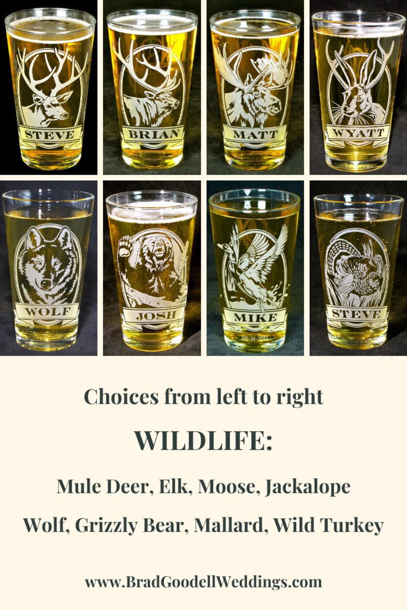 1 Personalized Wild Turkey Beer Glass Gift for Men - Etsy
