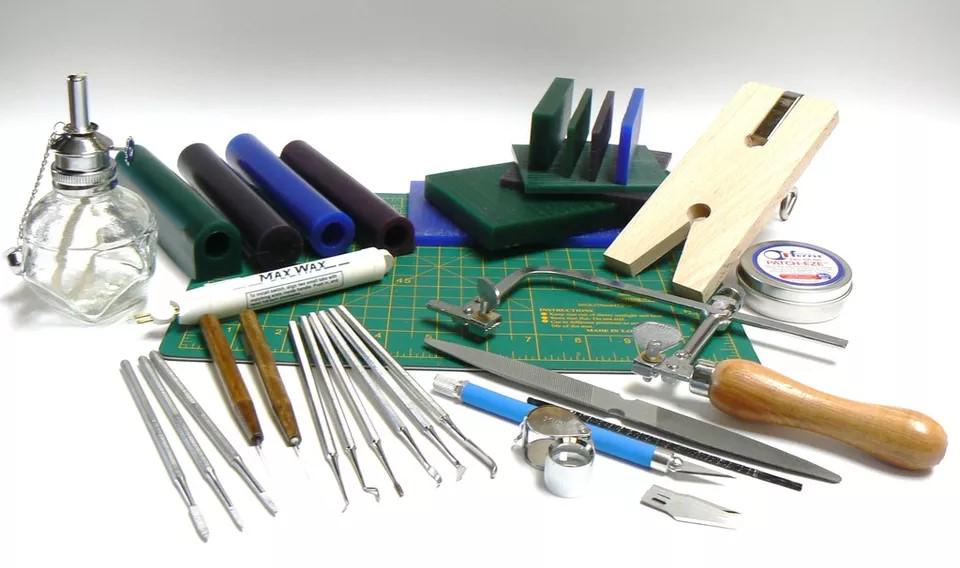 Jewelry Wax Carving Kit: Model Making Tools, Files, Saw, Loupe - Etsy