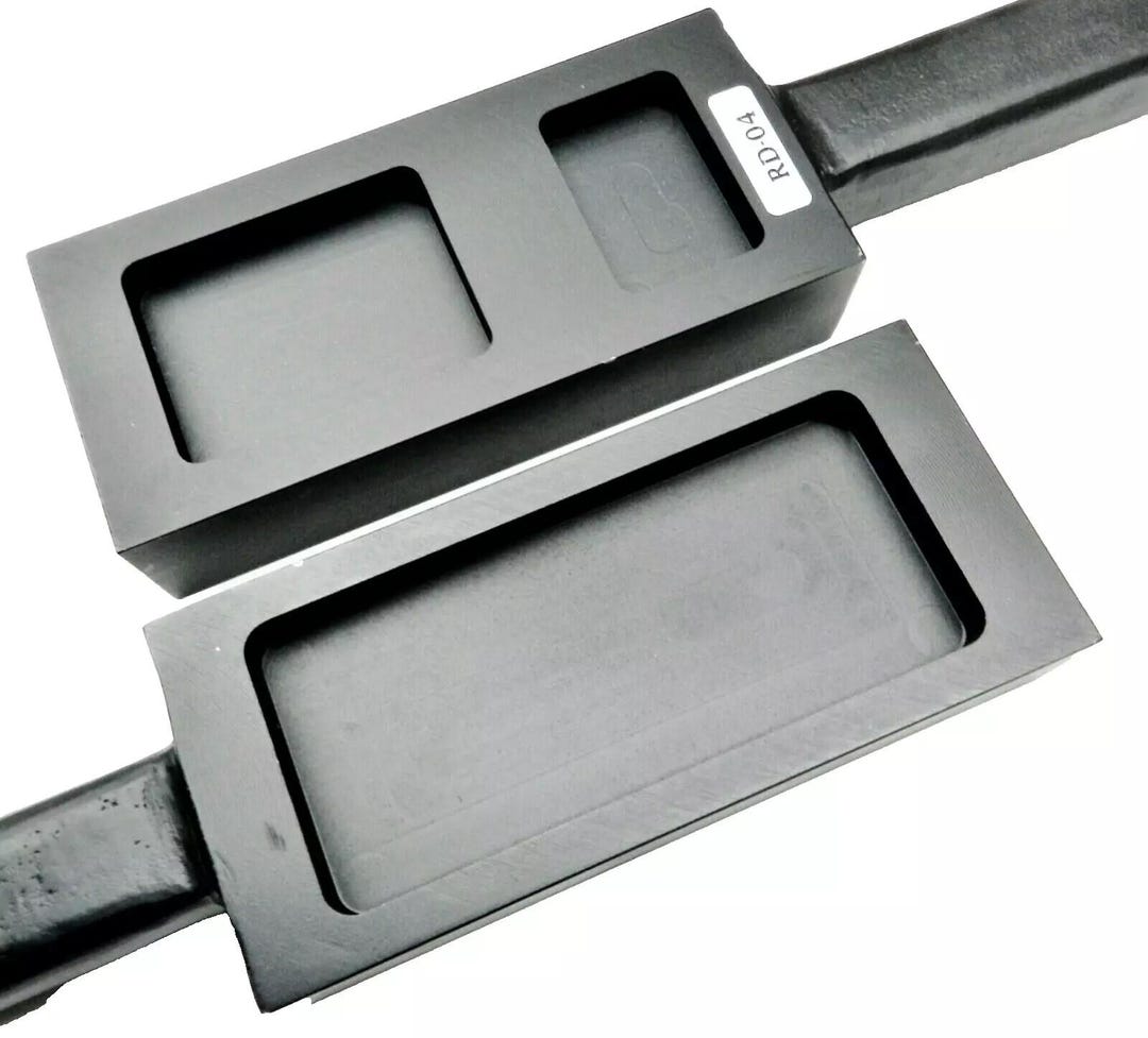 Cast Iron Ingot Mold: Double Sided 3-pocket Bar Plate - Etsy