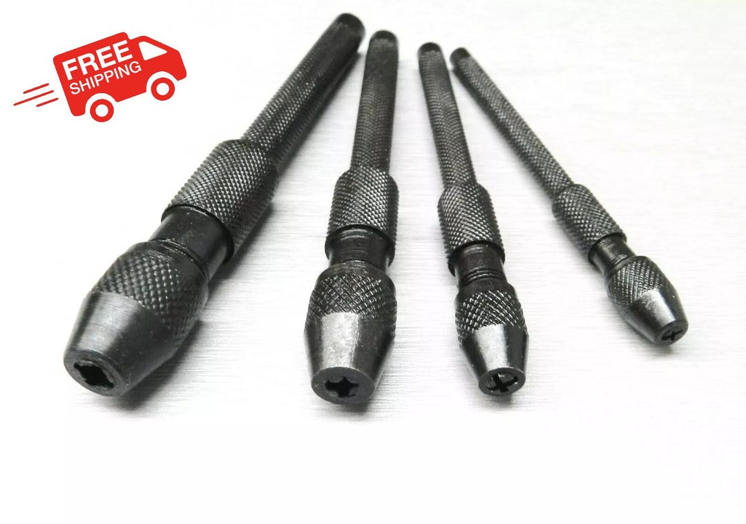 4 Piece Pin Vise Set Handheld 4 Size Chucks Drilling Vice Jewelry ...