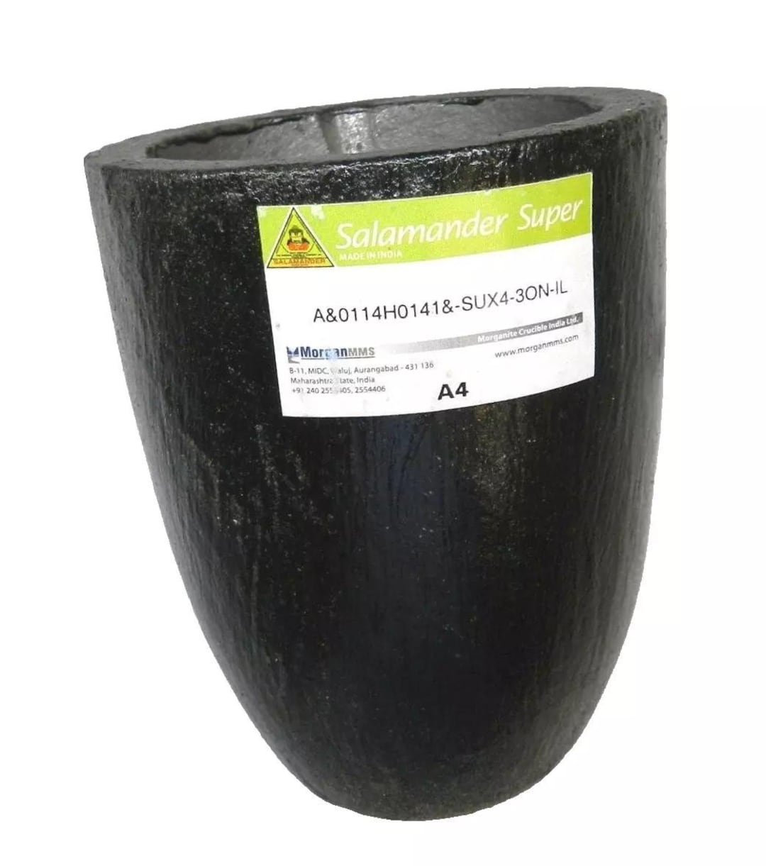 Salamander A4 Clay Graphite Crucibles, Melting Crucible for Brass, Gold ...