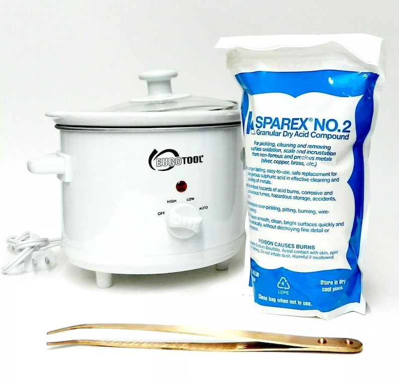 Jewelry Pickling Large Pickle Pot Sparex Copper Tong Remove Soldering ...