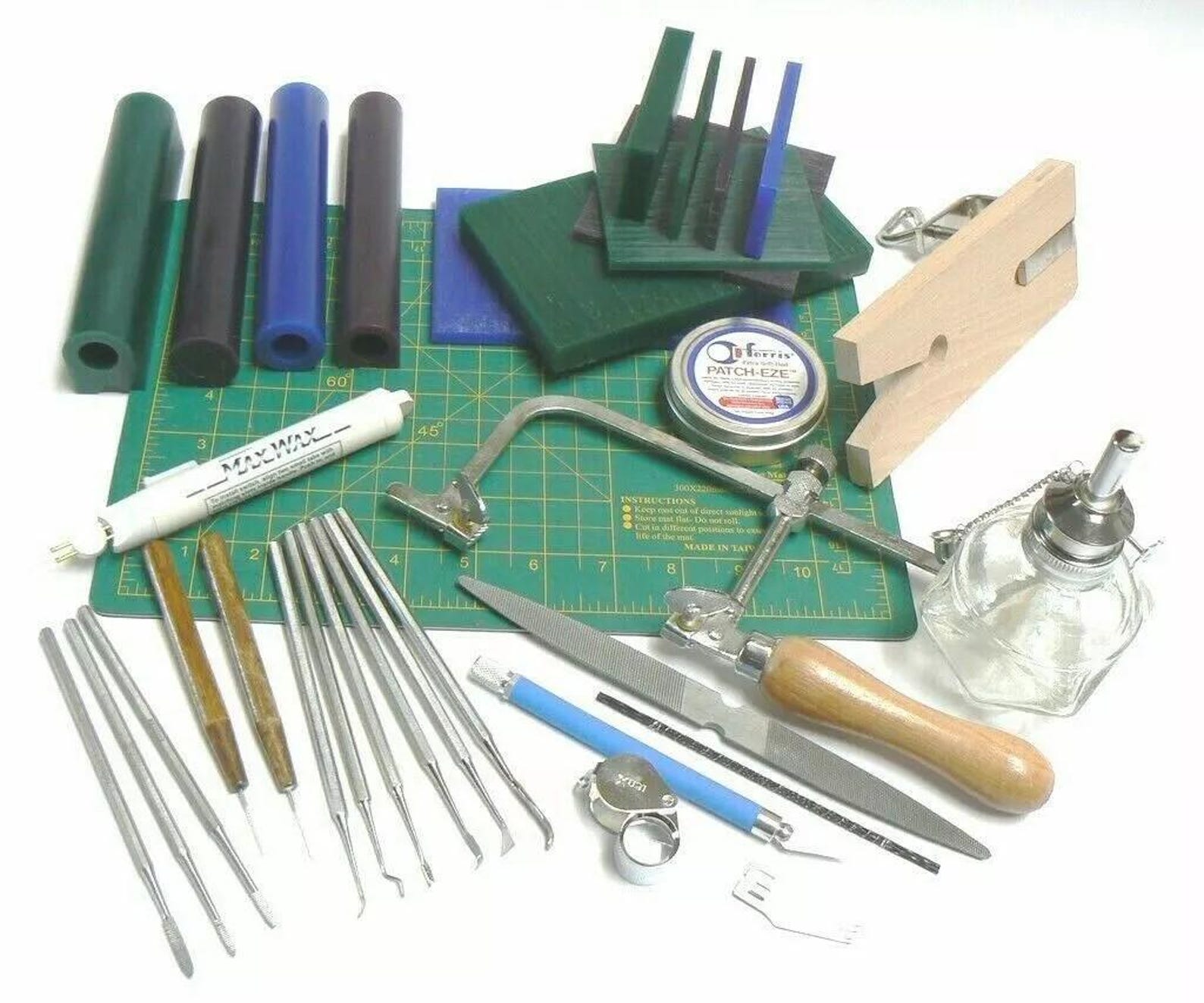 Jewelry Wax Carving Kit: Model Making Tools, Files, Saw, Loupe - Etsy