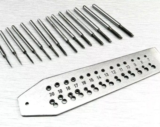 Mini Tap and Die Set: Jewelry & Watch Repair, 0.7-2mm - Etsy