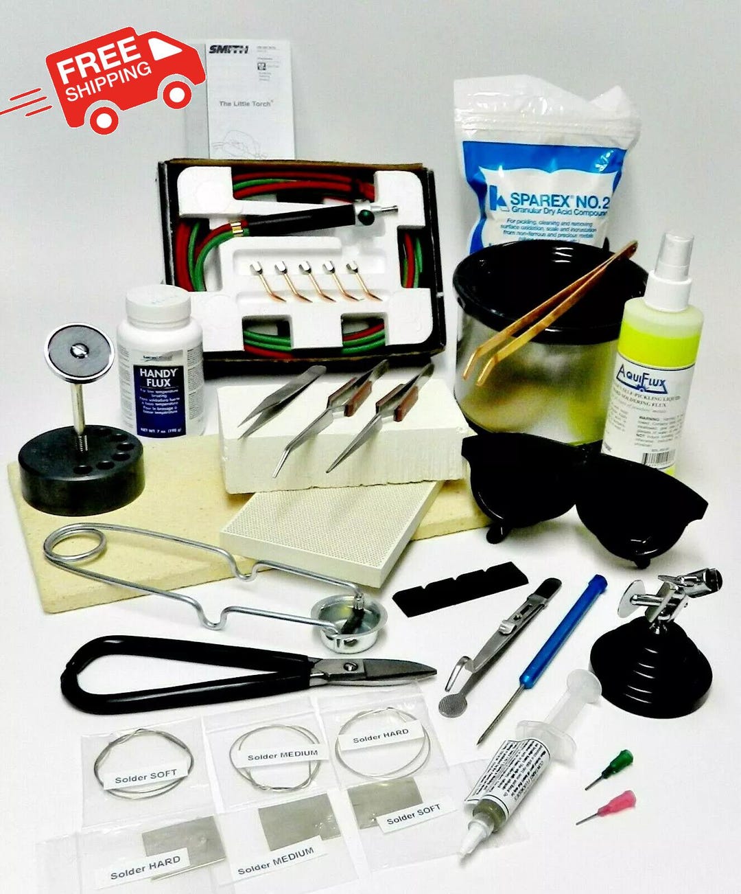 Jewelry Soldering Kit Smith Little Torch Set Complete Tools Materials ...