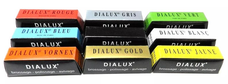Dialux Polishing Compound Set: Jewelers Rouge, Tripoli, Metal Polish - Etsy