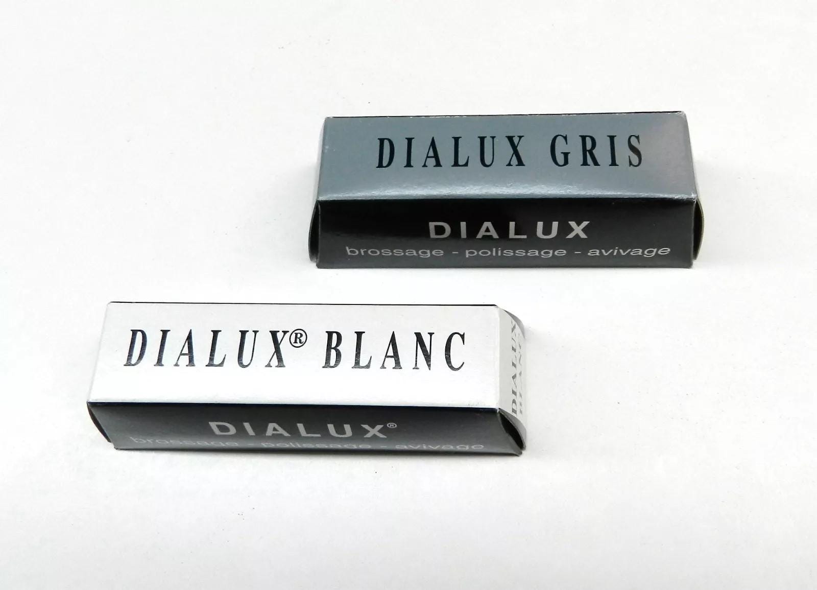 Dialux White and Gray Polishing Compound Jewelers Rouge Silver Polish ...