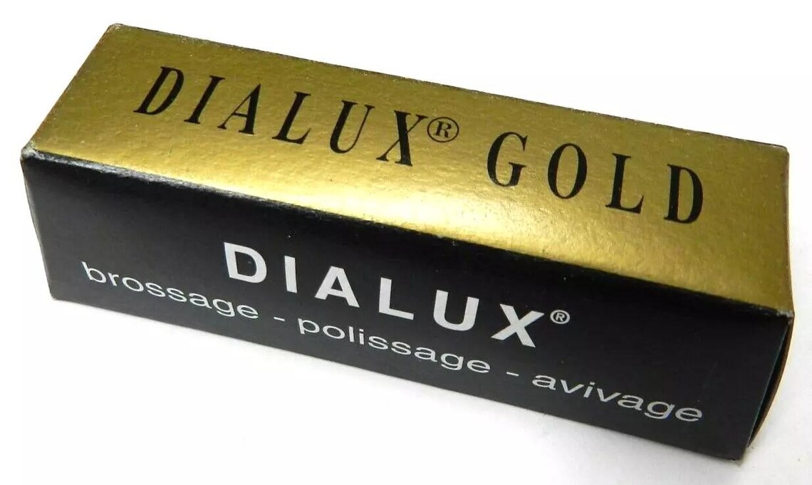 Dialux Gold Polishing Compound Jewelry Rouge Super-finish Highest Gloss ...