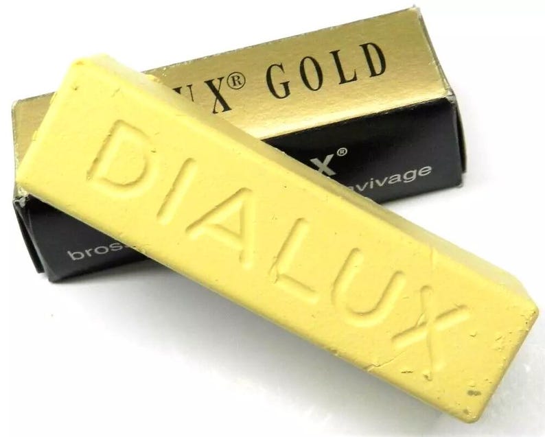 Dialux Gold Polishing Compound Jewelry Rouge Super-finish Highest Gloss ...