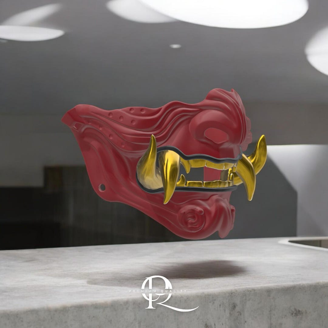 Samurai Oni Mask 3D Stl Files - Etsy UK