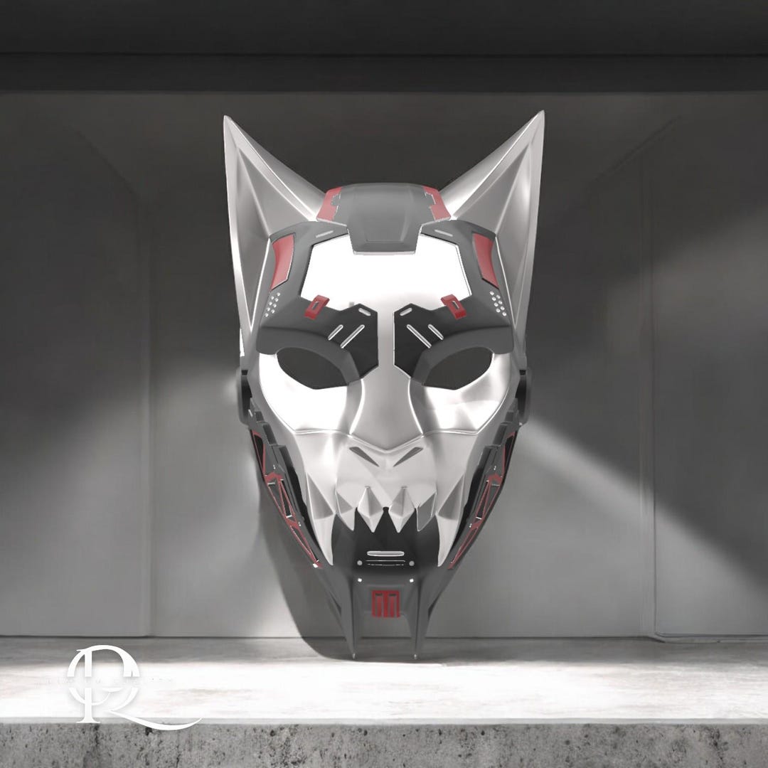Cybercat Mask 3D Stl Files - Cosplay Mask 3D Print Files - Etsy