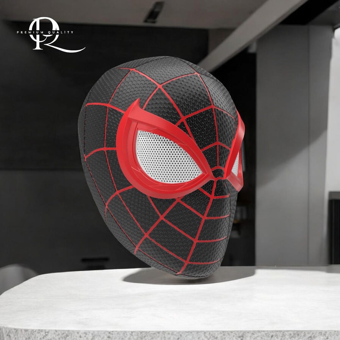 Miles Morales Magnetic Mask 3D Stl Files - Etsy