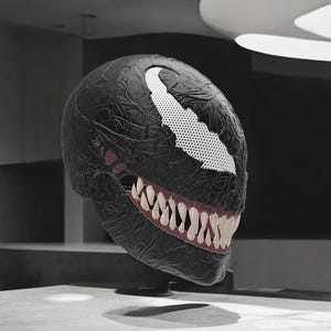 Venom Mask 3D STL Files: Moveable Jaw, Magnetic Helmet (digital ...