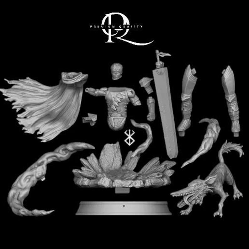 HQ Anime & Manga Figure 3D Printer Stl Files Fan Made Diorama 3D Print ...