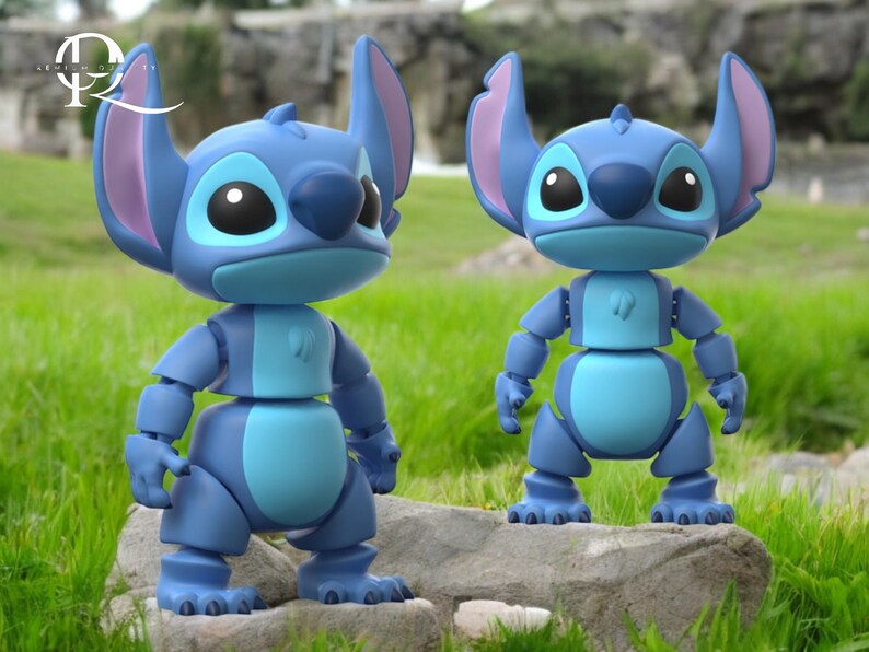 Figura articulada de puntada para impresión 3D en archivos STL y 3MF ...