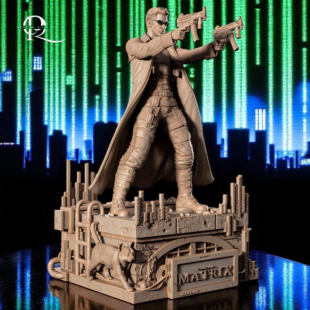 Matrix Neo Figure 3D Stl Files - Etsy