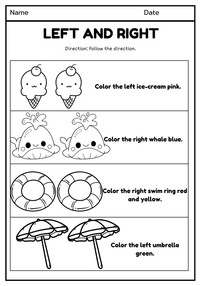 ESL Summer Packet Worksheet - Etsy
