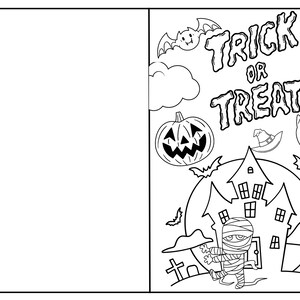 DIY Halloween Paper Craft for Kids - Printable PDF - Etsy