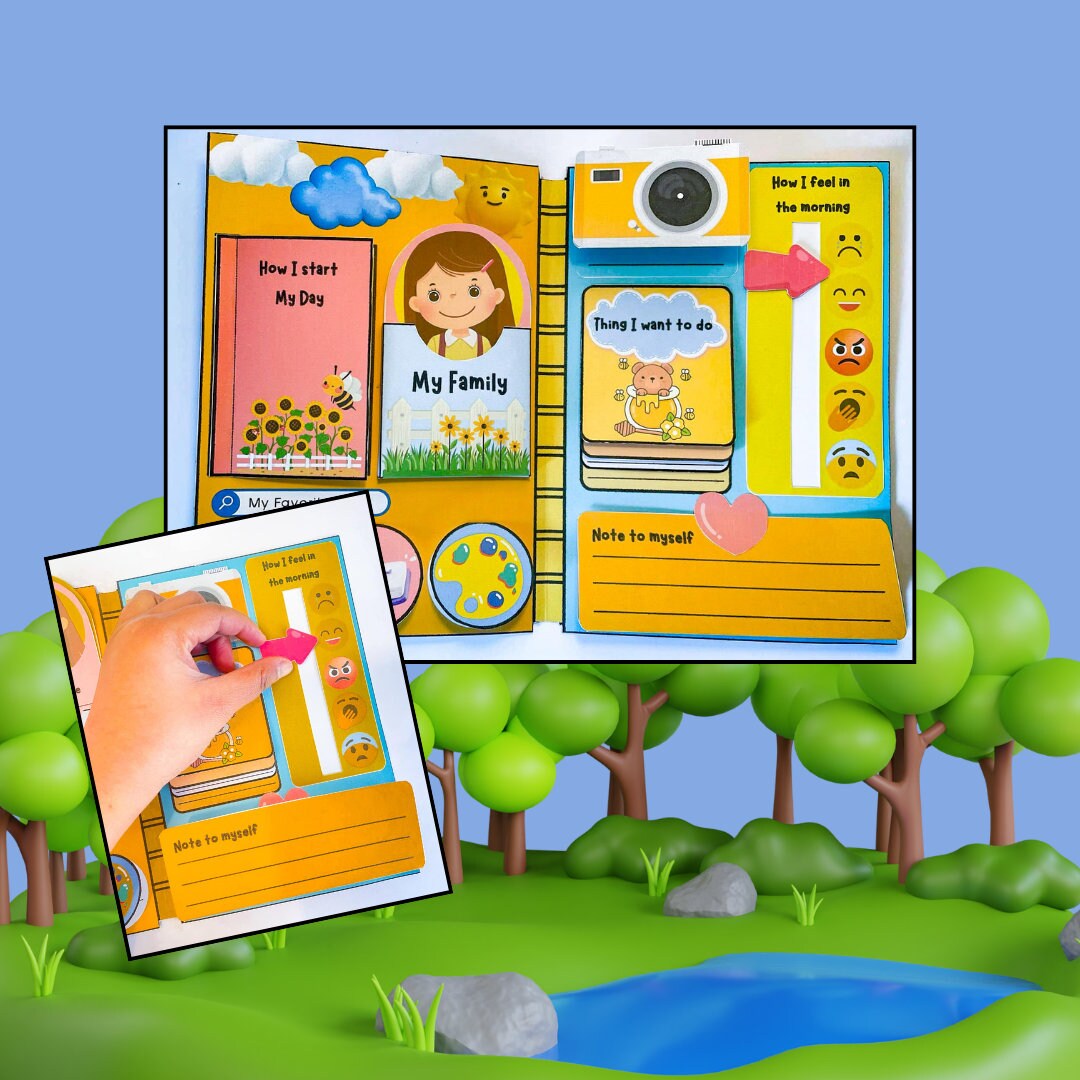 Printable DIY Paper Craft All About Me Activities Lapbook - Etsy