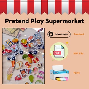 Let's Go Shopping-shopping Lists Card Game - Etsy