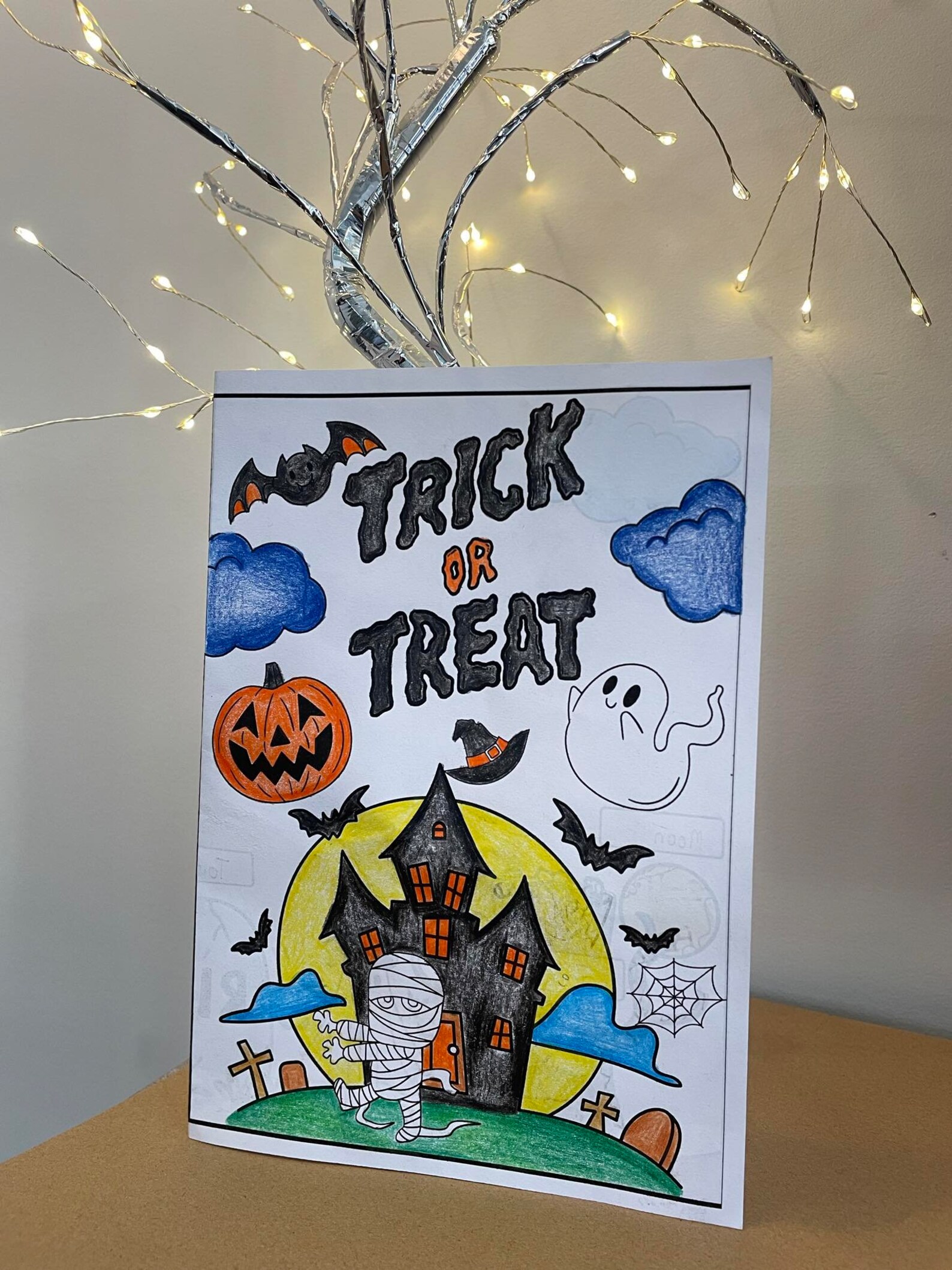 DIY Halloween Paper Craft for Kids - Printable PDF - Etsy