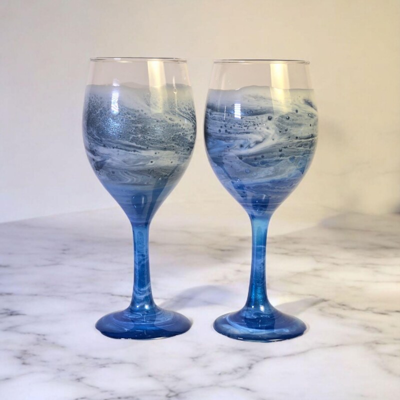 Beach Wine Glasses - Etsy