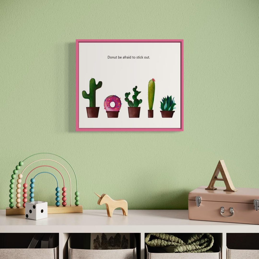 Donut Be Afraid to Stick Out: Art Print - Etsy