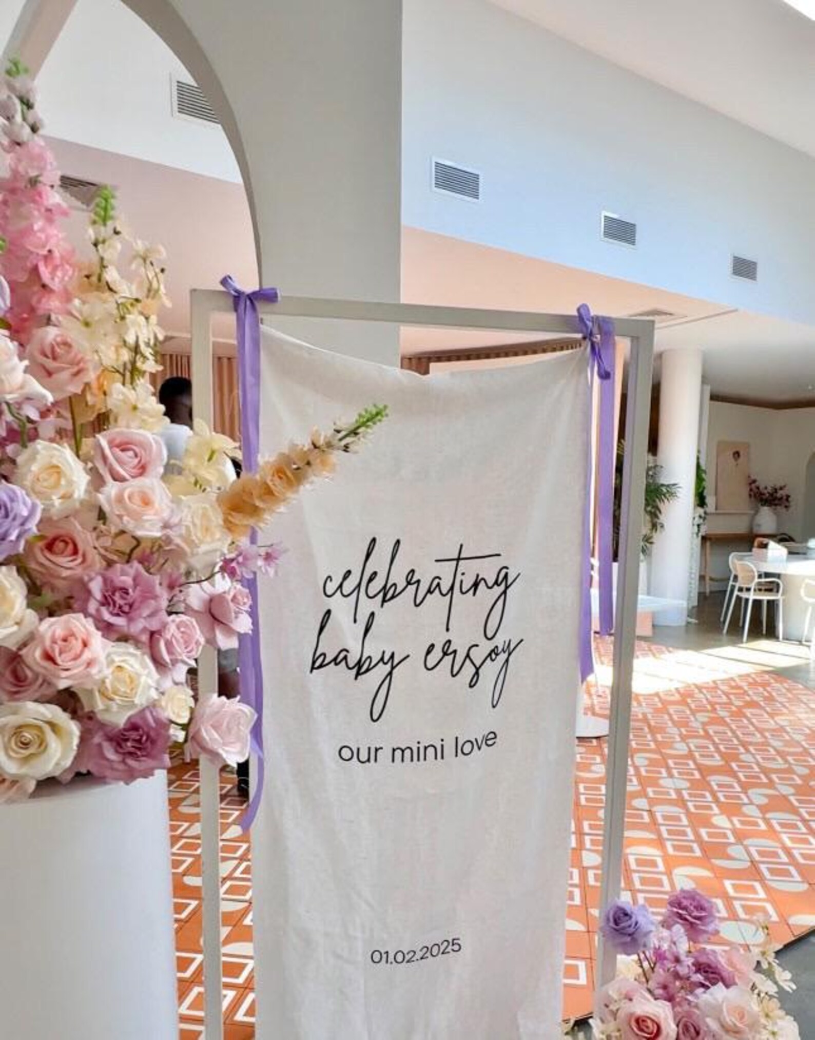 Custom Welcome Fabric Sign | Custom Large Fabric Sign | Custom Linen ...