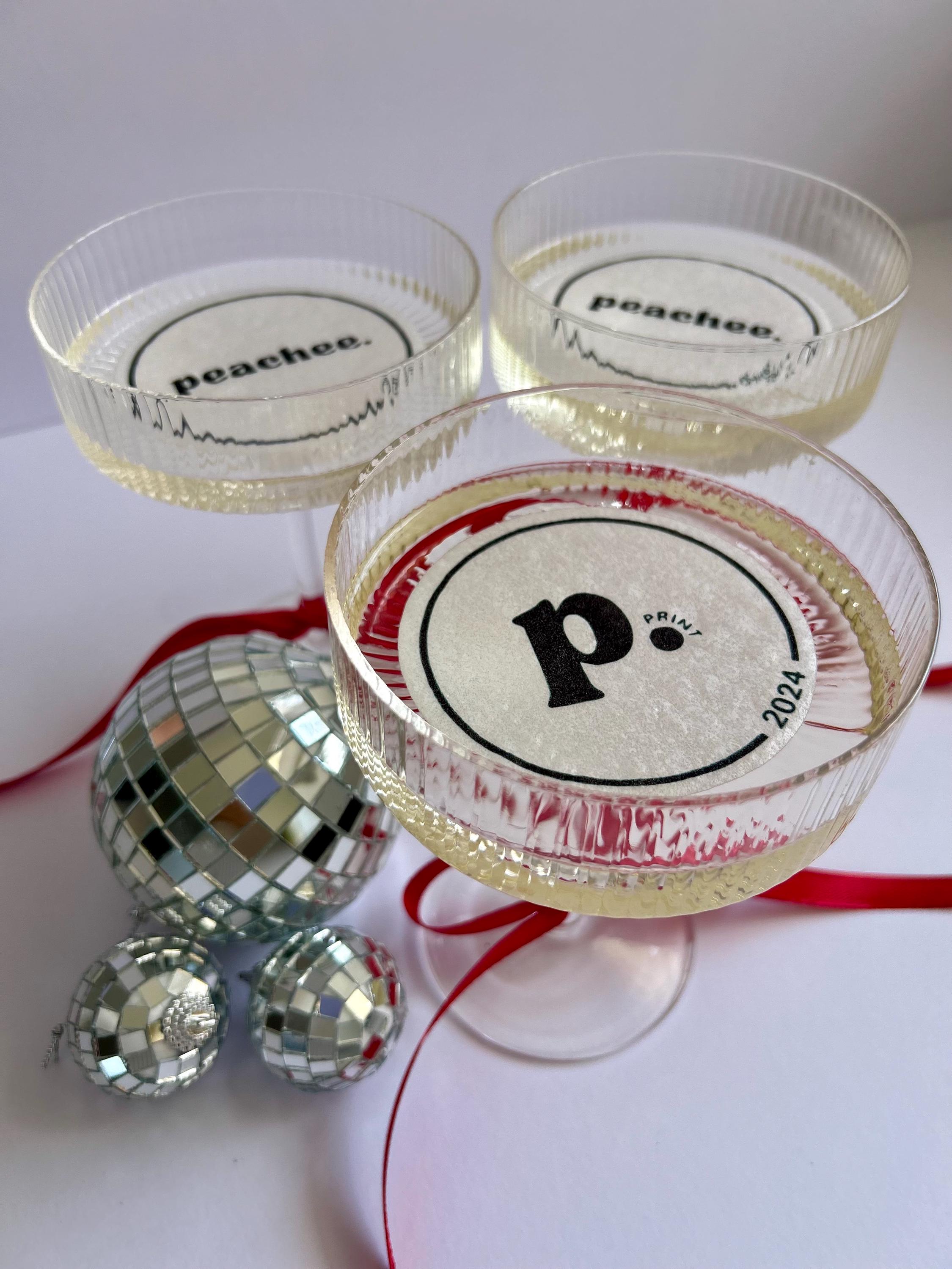 Custom Drink Toppers | Custom Wafer Drink Topper | Custom Cocktail ...
