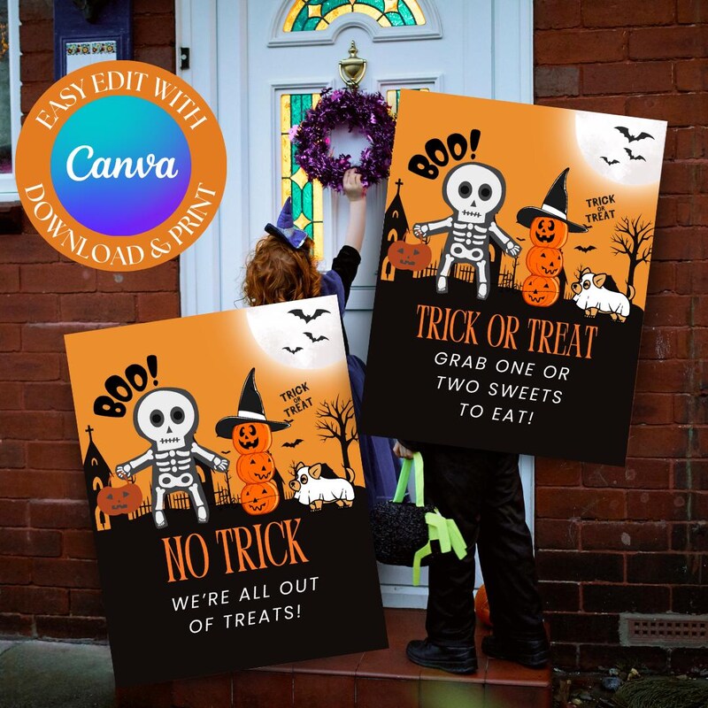 Halloween Candy Sign - Etsy