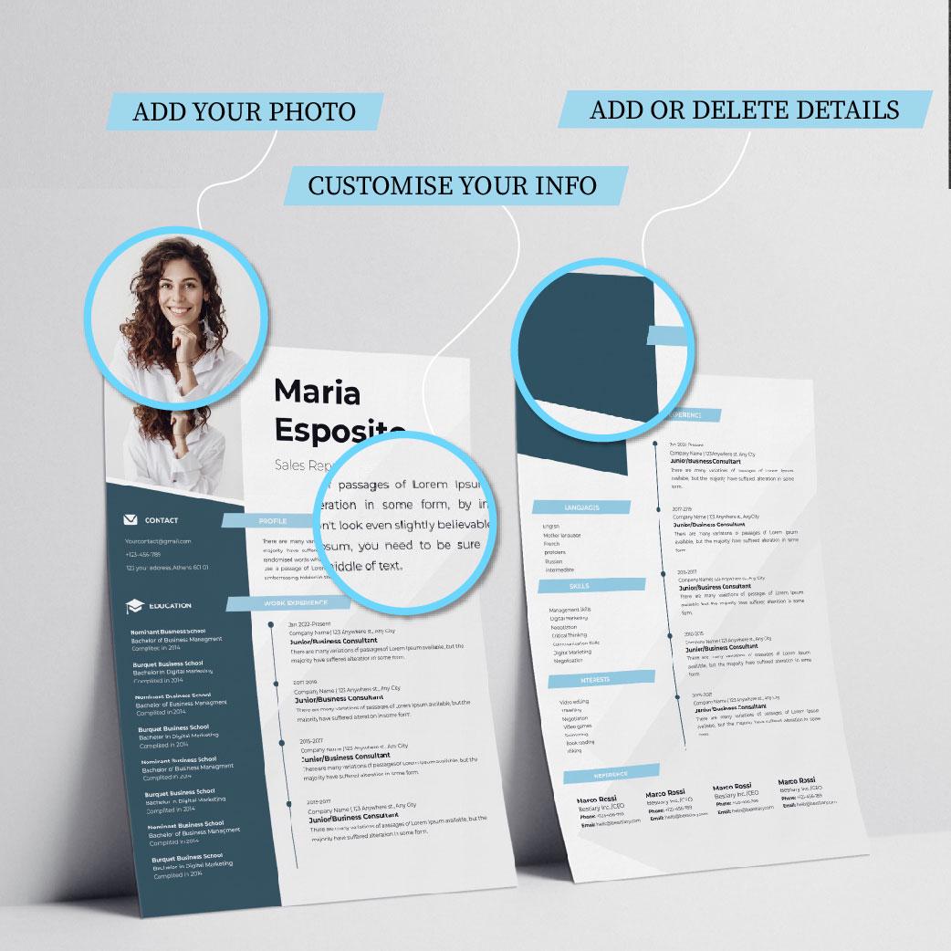 Indeed CV | Professional Resume Template | Reference Template ...