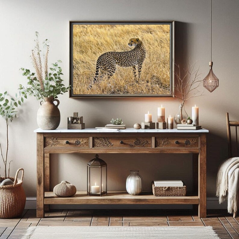 Cheetah in the Wild Portrait | High Res, Fine Art Digital Photography ...