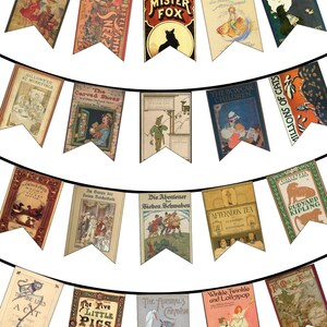 Vintage Storybook Banner Template - Etsy