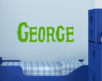 Custom Name Wall Decal Vinyl Wall Sticker Decals Personalized - Etsy