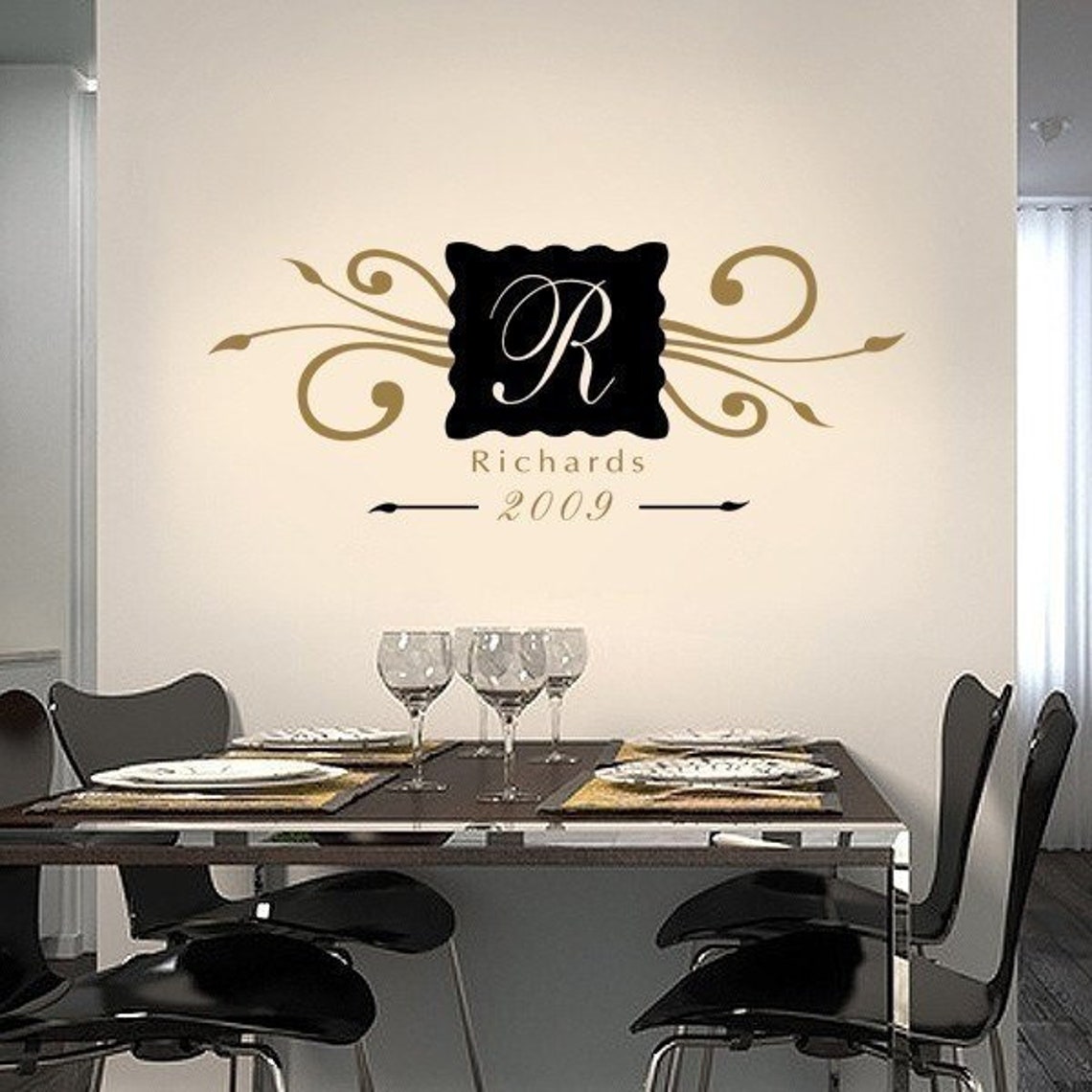 Family Name Decal Family Established Sign Personalized Etsy