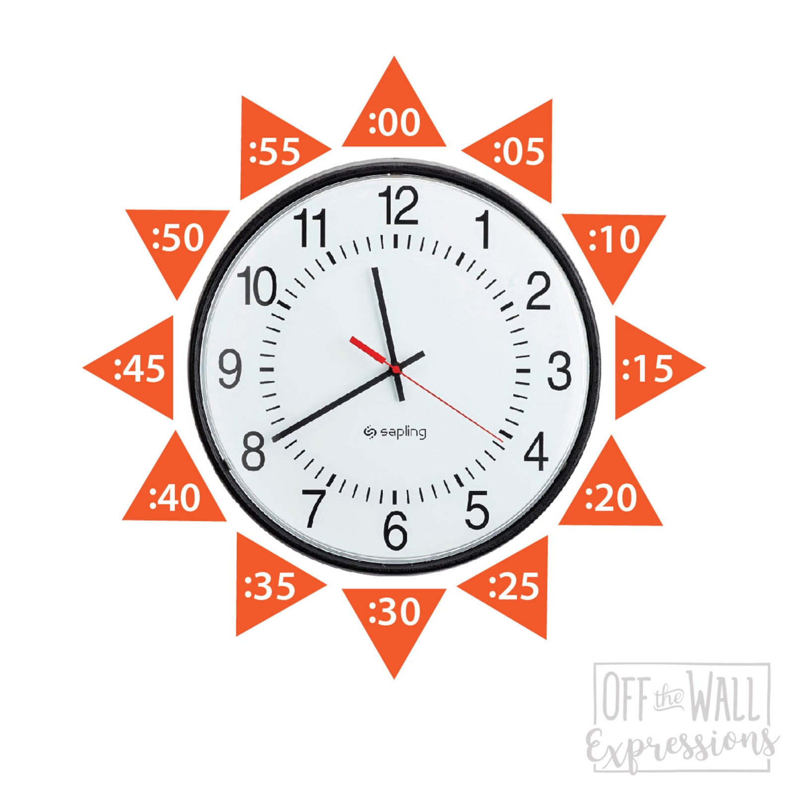 Learn to Tell Time Decal, Classroom Clock Decal, Classroom Decor ...