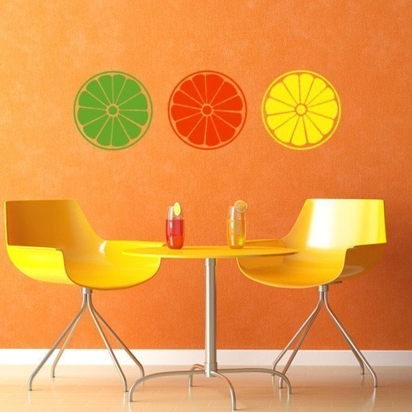 Lemon Wall Decals - Etsy